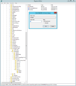 Enabling TLS 1.2 → SQL Server Configuration - Mediasite U
